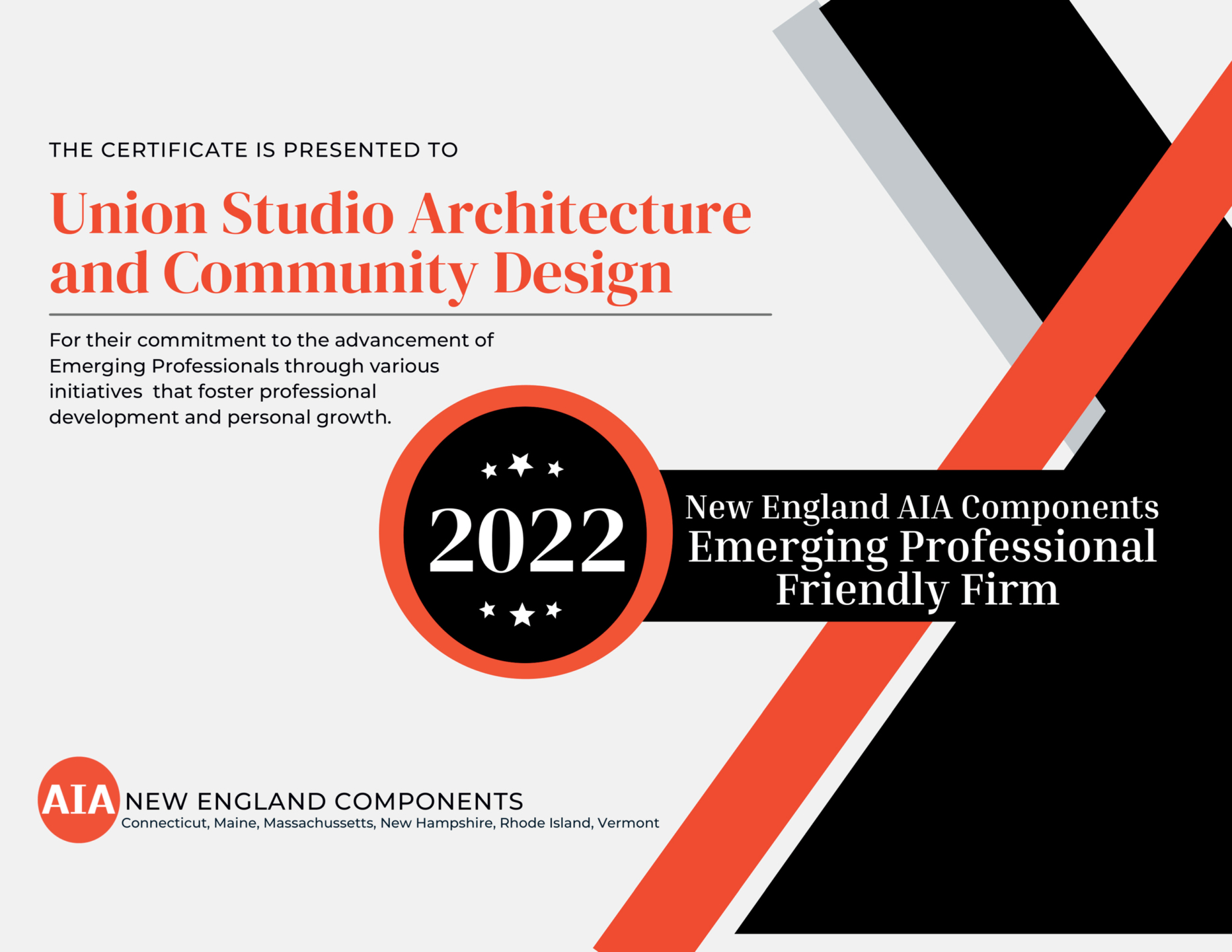 Union Named Emerging Professional Friendly Firm - Union